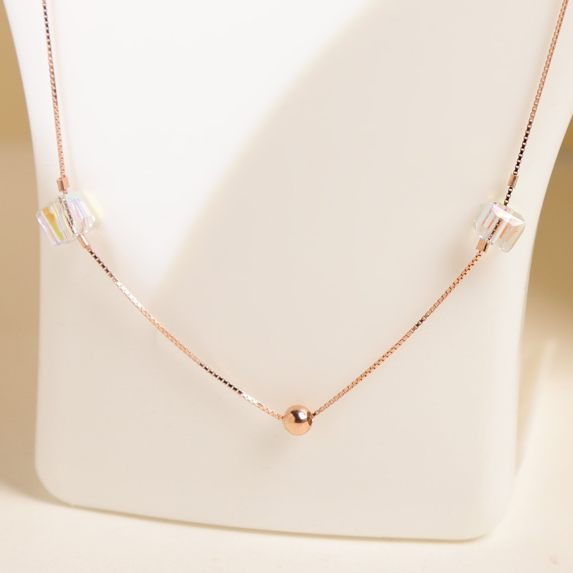 Rose Gold Chain Necklace – Eloa Jewellery